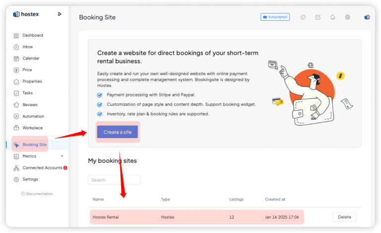 How to create a direct booking website with Hostex? – Hostex Support Center