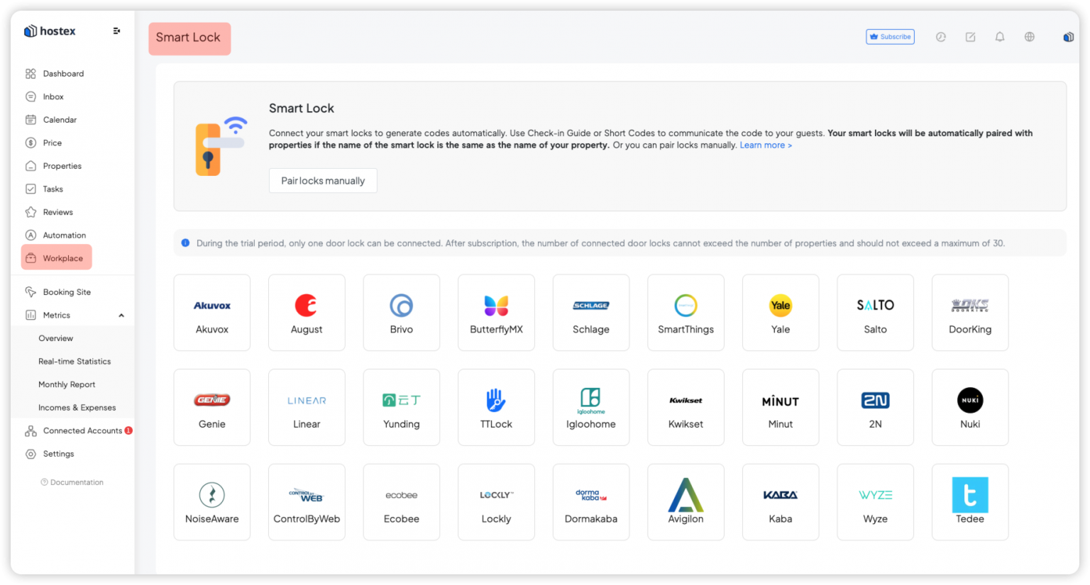 How to Integrate Smart Lock Systems with Hostex? – Hostex Support Center